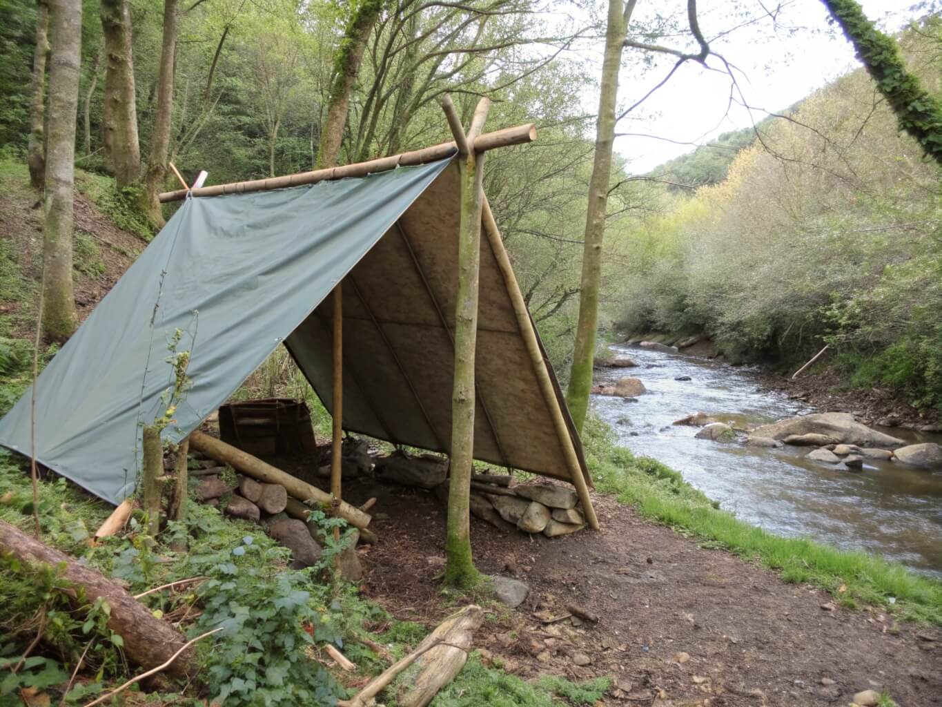 How to Build an Emergency Shelter in the Wilderness in 2025